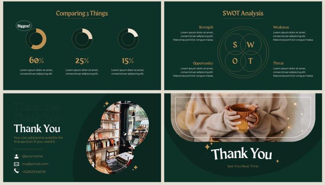 Template PowerPoint Estetik dan Elegan - Aestheta - Template Presentasi ...