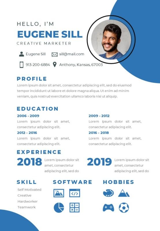 Paket CV 1 + Cover Letter - Template Presentasi Pilihan