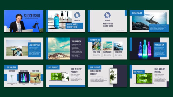 Pitching Presentation Template Pack - Template Presentasi Pilihan