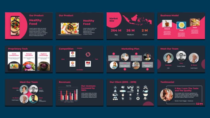 Pitching Presentation Template Pack - Template Presentasi Pilihan