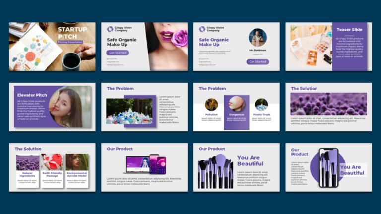 Pitching Presentation Template Pack - Template Presentasi Pilihan